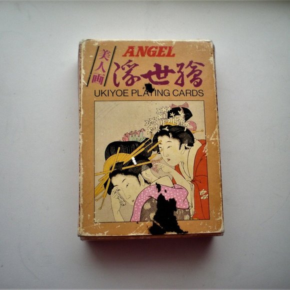 Games | Vintage Japanese Angel Hiroshige Bijinga Ukiyoe Playing Cards Made In Japan | Poshmark